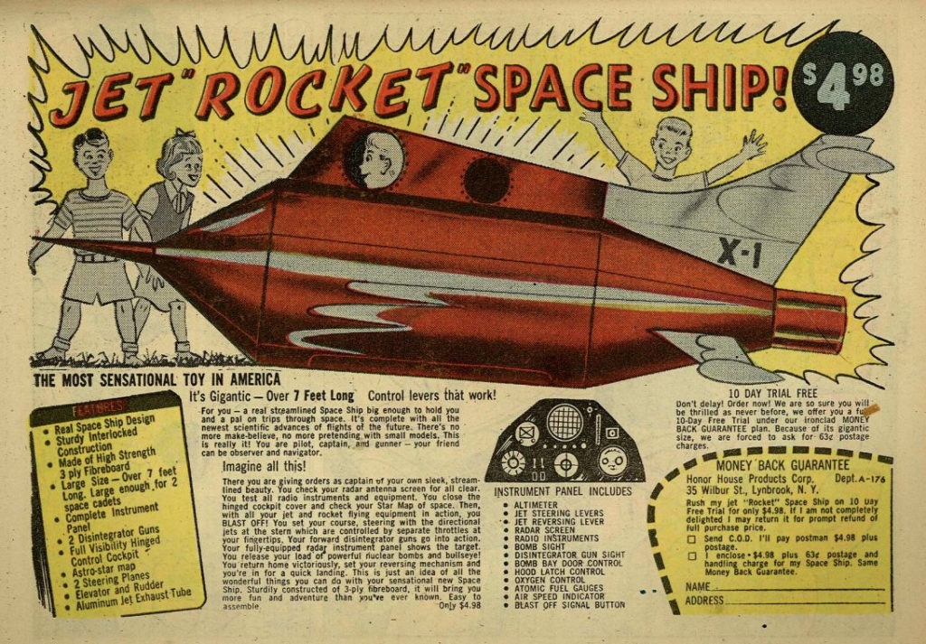 Giant Rockets and Subs in Comic Book Ads – I Remember JFK: A Baby ...
