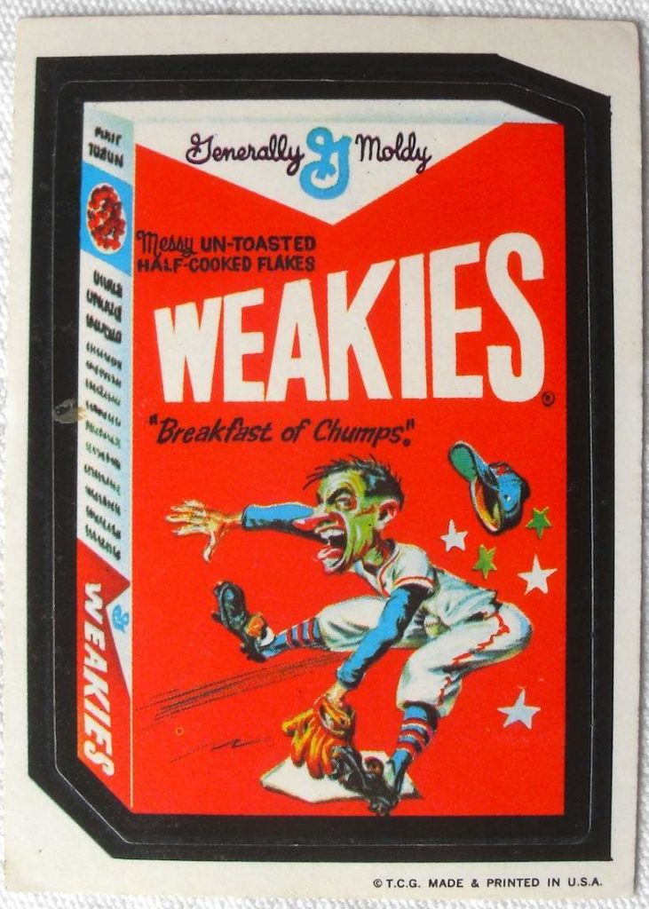 Wacky Packages – I Remember JFK: A Baby Boomer's Pleasant Reminiscing Spot
